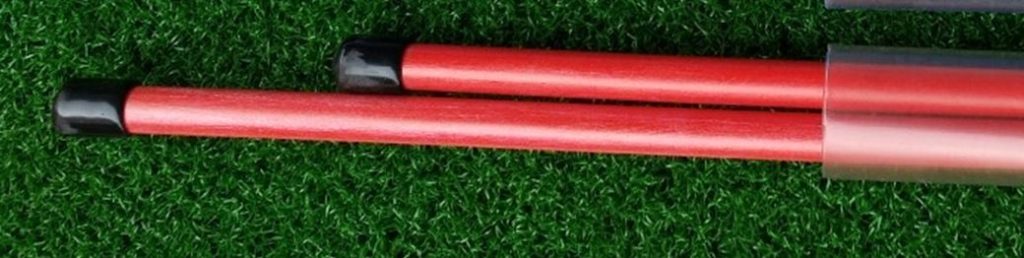 2 piece golf alignment sticks - fits in your golf bag side pocket with ...